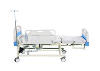 China Patient Side Turning Electric Hospital Bed With Hand Controller For Movements for sale