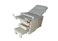 China Easy Operation Manual Gynecology Examination Table With Drawers Step Stool for sale
