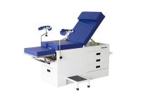China Five Drawers Gynecological Hospital Examination Table With Basin / Step Stool for sale