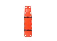 China 159kg Polyethylene Folding Emergency Spine Board Stretcher Trolley for sale
