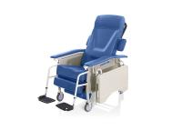 China Mechanical Blood Donor Bed , Manual Blood Donor Chair With Folding Leg Section for sale