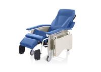 China Mechanical Blood Donor Bed , Manual Blood Donor Chair With Folding Leg Section for sale