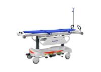 China Height Adjustable Mechanical Transport Stretcher Trolley For Hospital Disabled for sale