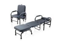 China Foldable Patient Sleeping Reception Hospital Bedside Chairs for sale