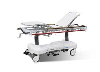 China Economic Hydraulic Patient Transfer Trolley  Double Column With Radio Translucent Platform for sale