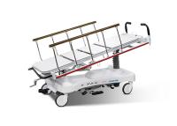 China Economic Hydraulic Patient Transfer Trolley  Double Column With Radio Translucent Platform for sale