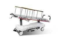 China Economic Hydraulic Patient Transfer Trolley  Double Column With Radio Translucent Platform for sale
