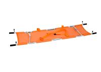 China CE  Patient Transfer PVC Sheet Adjustable Ambulance Scoop Stretcher for sale