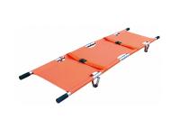 China Oxford Fabric Aluminum Alloy Ambulance Rescue Four Fold Stretcher for sale