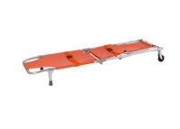 China 160kg Emergency Rescue Collapsible  Folding Stretcher With 2 Straps for sale
