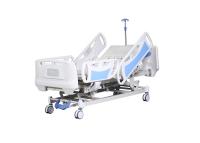 China Mobile Hi Lo 5 Position Electric Adjustable Hospital Beds With Wheels for sale