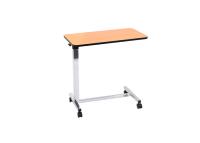 China YA-T05 Movable Medical Overbed Hospital Bed Rolling Table Laminated  Wood for sale