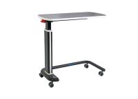 China Movable HPL  Swivel  Patient Bed Hospital Dinner Table Height Adjustable for sale