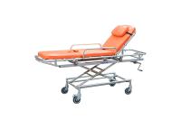 China Non Magnetic Adjustable Hegiht MRI Safe Stretcher With Wheels for sale