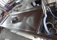 China SUS304 SS Electric Elevating Surgical Operating Table Automatic Autopsy Table for sale