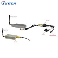 China 7.5W High Power Wireless Elevator Camera System , AV CCTV Transmitter And Receiver for sale