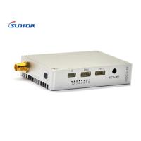 China 10km COFDM Wireless Audio Video Transmitter 12-25ms Latency With RJ45 RS232 Port for sale