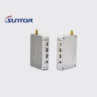 China IP Drone Video Transmitter 2.4G , TDD COFDM Mini Video Link 1 Watt Long Distance for sale