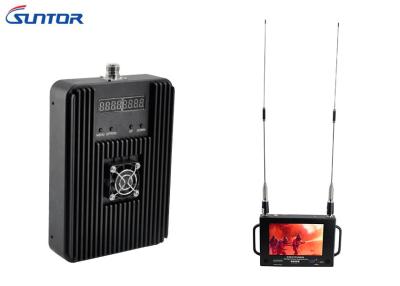 China Outer Rack Backpack COFDM Transmitter Microwave Mobile NLOS Transmitter Handheld Receiver for sale