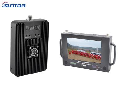 China 5W NLOS 1080P COFDM Transmitter with handheld video storage receiver for emergency rescue for sale