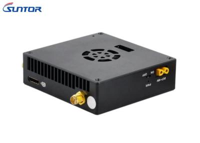 China 2W Power Output Drone Video Transmitter , COFDM Video Transmitter With Dual IP Cameras for sale