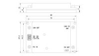 China N78 TDD-LTE RF Power Amplifier Module with 33 ± 1 dBm Output Power and 40 ± 1 dB PA Gain for 3490–3800 MHz for sale