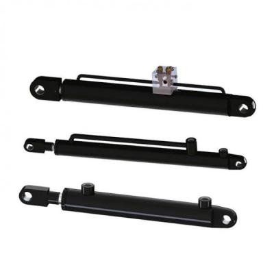 China Double Acting Clevis Mount Welded Hydraulic Cylinder 3500 PSI Steel Construction for sale