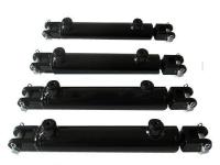 China 500mm Shaft Small Bore Double Acting Long Stroke Hydraulic Cylinder for Mobile Equipment 200 Bar for sale