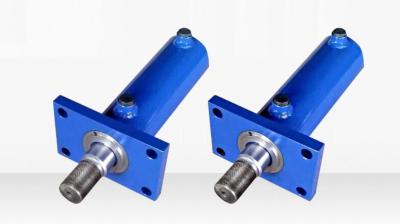China Single Acting Hydraulic Cylinder Front Flange Mounted 2000mm Maximum Stroke for sale