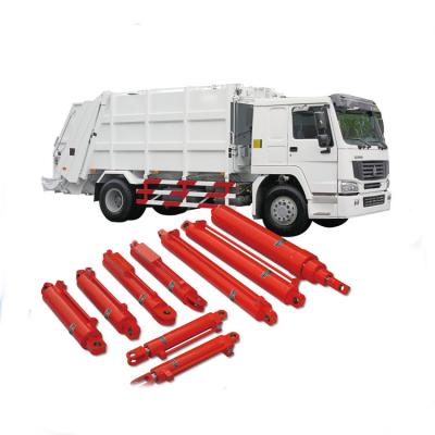 China Long Stroke Garbage Truck Hydraulic Cylinders / Single Acting Cylinder for sale