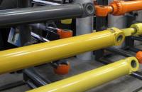 China Welded Replacement Hydraulic Cylinder For Front End Loader Steel Body for sale