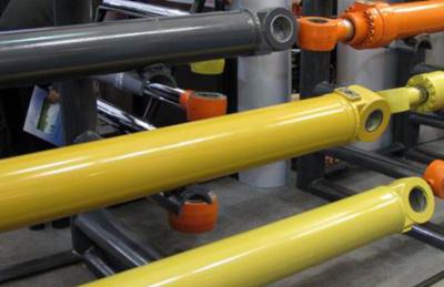 China Welded Replacement Hydraulic Cylinder For Front End Loader Steel Body for sale