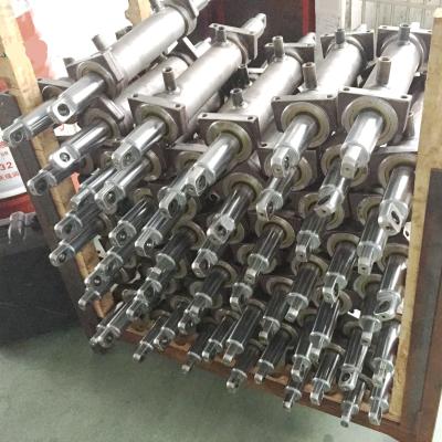 China 300mm Stroke Power Steering Hydraulic Cylinder for Crane Dump Trailer Plow Double Acting for sale