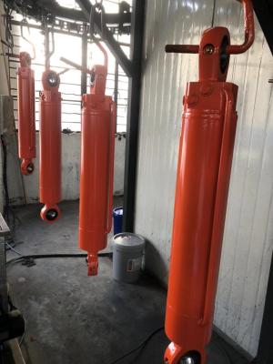 China Farm Tractor Loader Hydraulic Cylinder 16MPa Double Acting with Hallite Merkel Parker Seals for sale