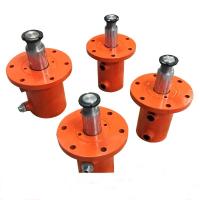 China Single Acting Welded Hydraulic Cylinders For Hydraulic Press Front Flange Mount for sale