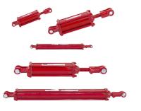 China CK45 Two Way Chrome Plated Tractor Loader Hydraulic Cylinder  Heat Treatment Surface for sale