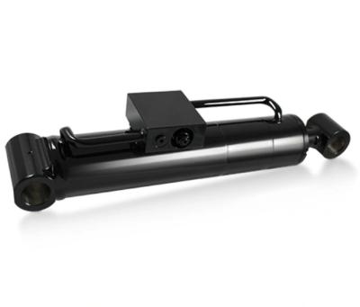 China Welded Cross Tube Agricultural Hydraulic Cylinder Double Acting 4in Bore 30in Stroke CE ISO for sale