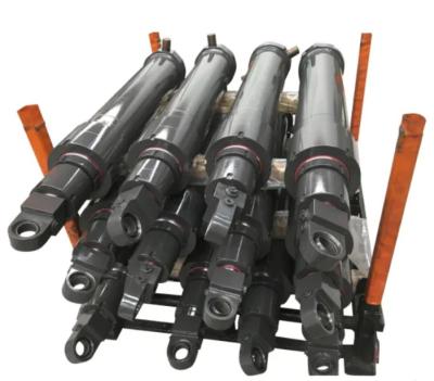 China Truck Hoist 5 Stages Hydraulic Cylinder 40-200mm Bore for Dump Trailer for sale