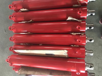 China Log Splitter Welded Hydraulic Cylinders / Excavator Hydraulic Cylinder for sale