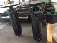 China Front Flange Welded Hydraulic Cylinder Plunger Type 3000 PSI 5m Stroke for sale