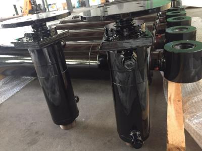 China Front Flange Welded Hydraulic Cylinder Plunger Type 3000 PSI 5m Stroke for sale