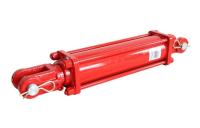 China Tractor Loader Hydraulic Cylinder Two Way Chrome Plated for sale