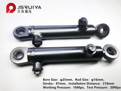 China Custom  Mini Precision Welded Hydraulic Cylinders with double earrings for sale
