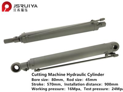 China Custom Made Stone Cutting Machine Welded High Pressure  Hydraulic Cylinders for sale