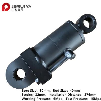 China Custom Made Heavy Duty Short Stroke Welded Hydraulic Cylinder for sale