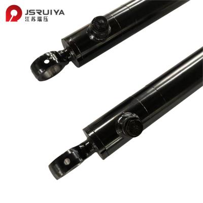 China 300mm Stroke Micro Double Ended Mining Single Acting Double Acting Cylinder for sale