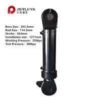 China 564mm Stroke Single Action Custom Large Heavy Load Hydraulic Boom Cylinder for sale