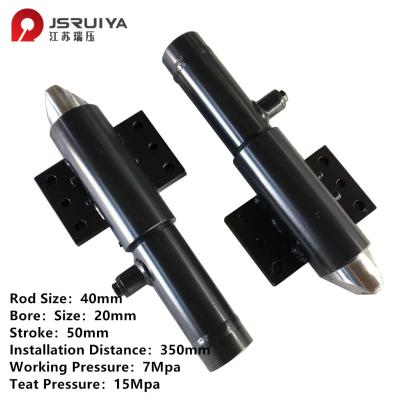 China Custom Heavy Duty Hydraulic Cylinder 40mm Bore 50mm Stroke for Mining Forestry Equipment for sale