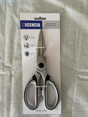China kitchen scissor tongs multi-function 3-in-1 clever cutter kitchen scissors stainless steel for home and kitchen for sale