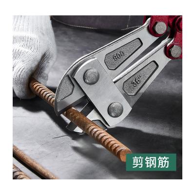 China 18'' Rubber handle bolt clippers wire cutter hand bolt cutter for cutting wire and rebar with sharp blade for sale